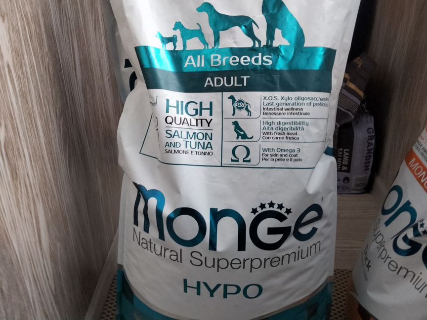 Monge hypoallergenic сухой корм для собак