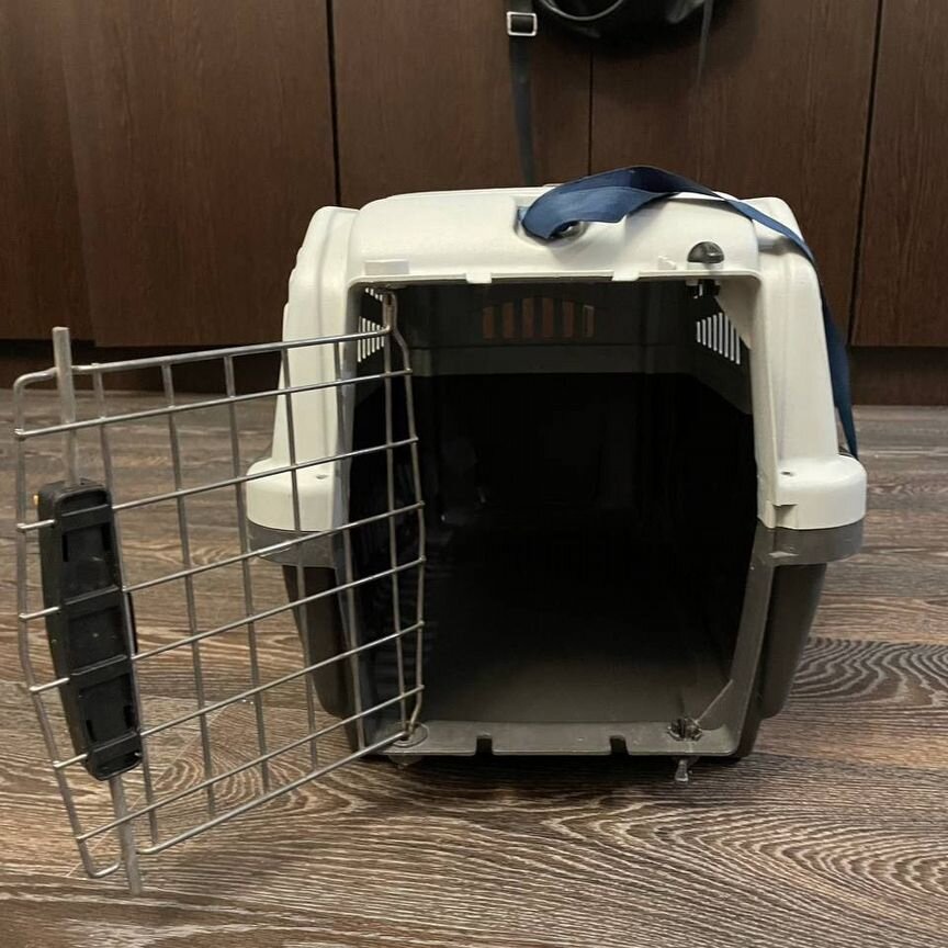 Переноска и корм для котов