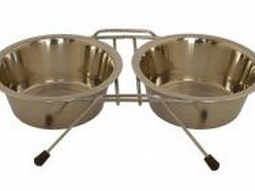 Papillon две миски на подставке, 16 см, 2 шт. х 0