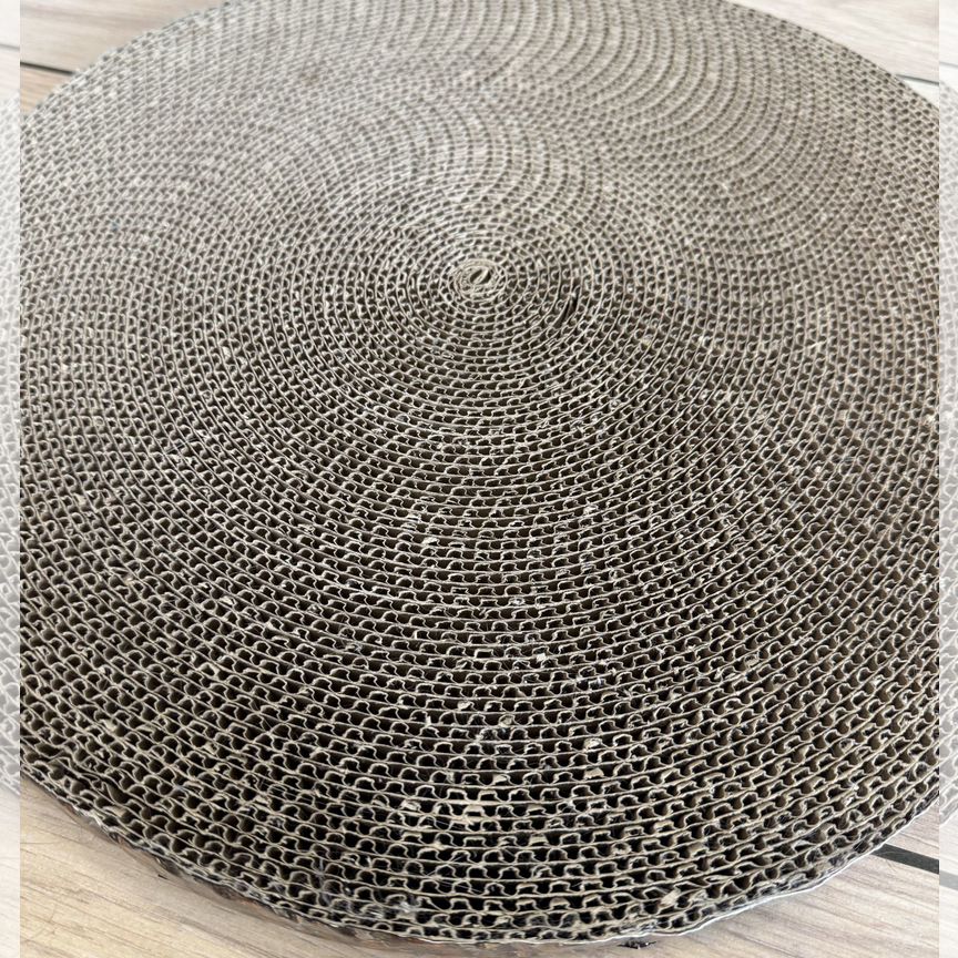 Когтеточка круглая картонная для кошки