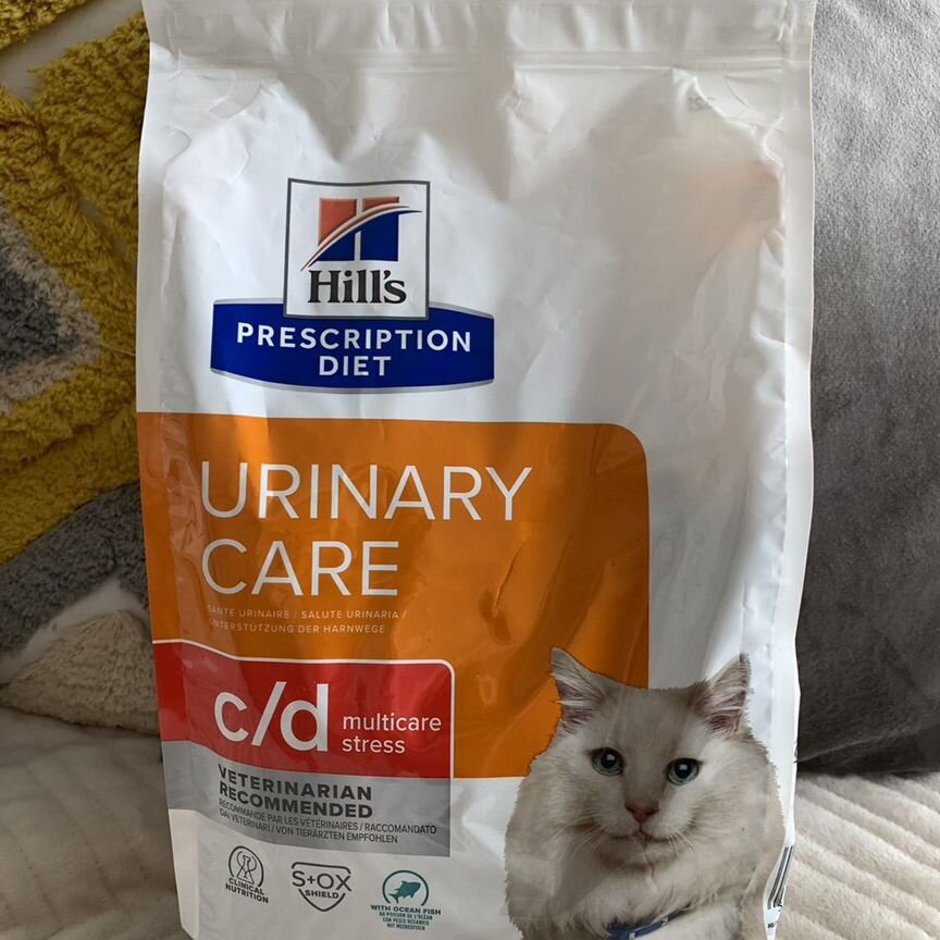 Корм для кошек hills cd stress 1.5 кг