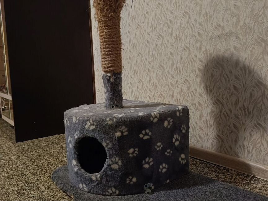 Когтеточка домик для кошки