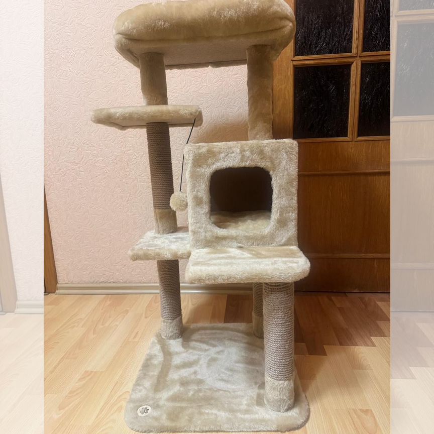 Домик для кошки с когтеточкой