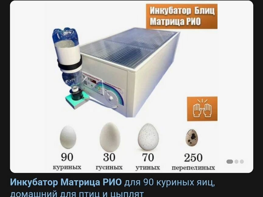 Инкубатор для яиц бу