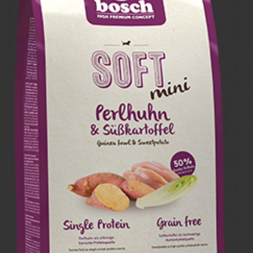 Корм д/мелких собачек Bosch (Цесарка с бататом) 2
