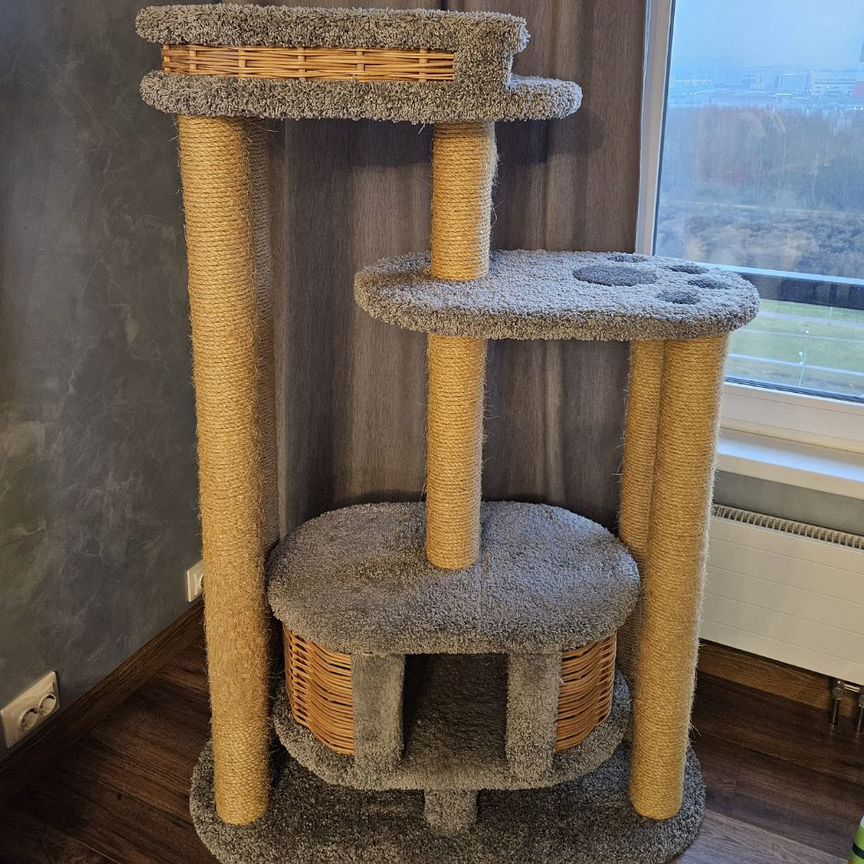 Когтеточка домик для кошки