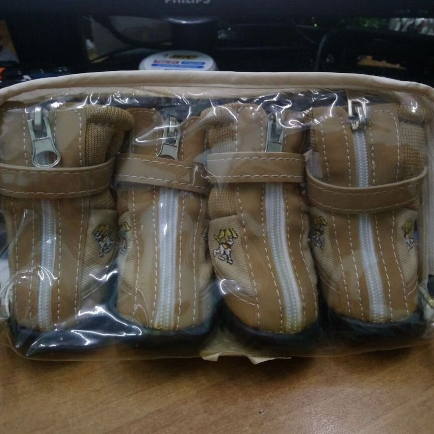 Ботинки зимние для собак