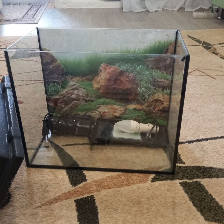 Аквариум,фильтр,терморегулятор