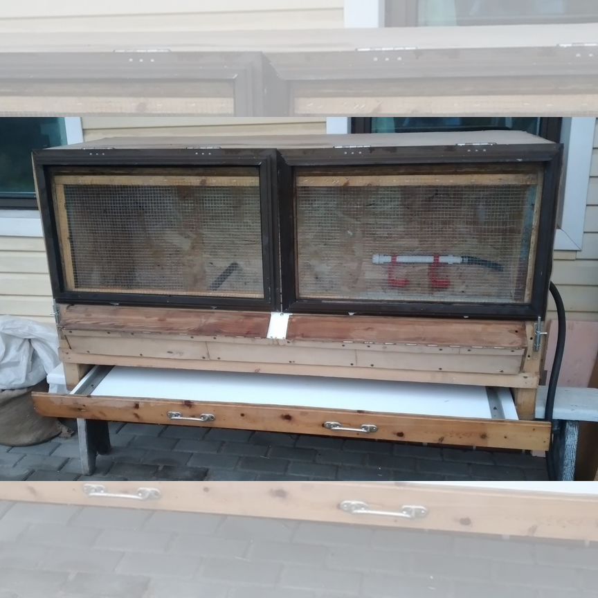 Брудер утеплённый для выращивания цыплят