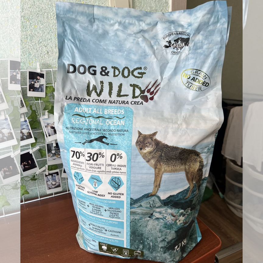 Dog & Dog Wild сухой корм для собак лосось, треска