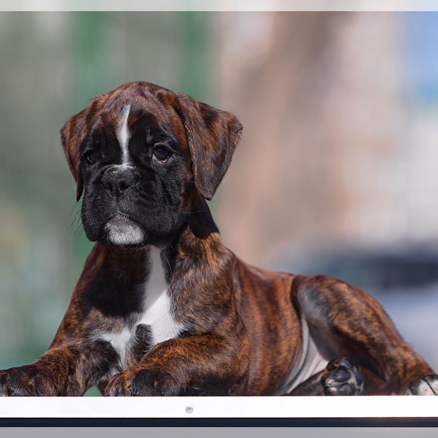 Боксер, щенок