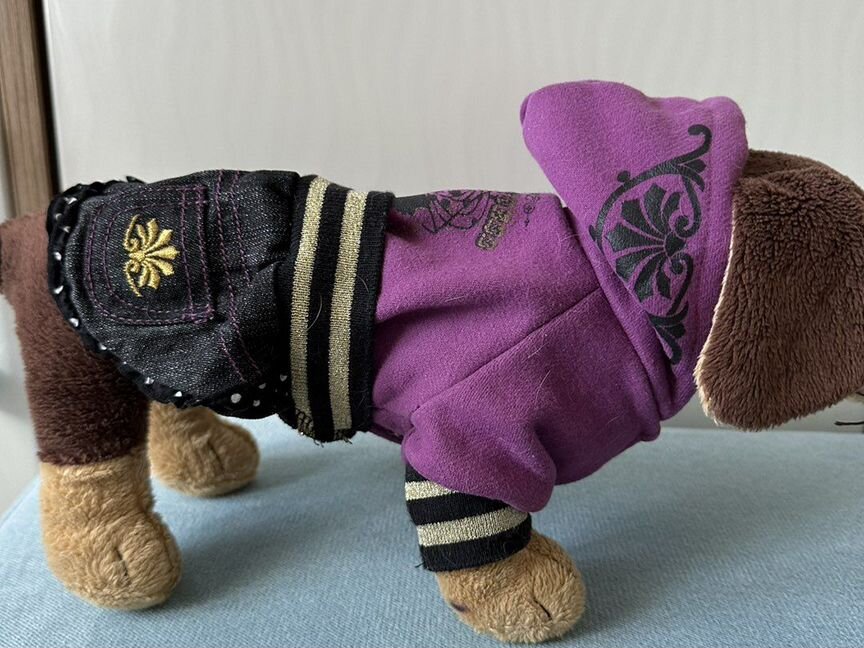 Платье утепленное для маленькой собаки