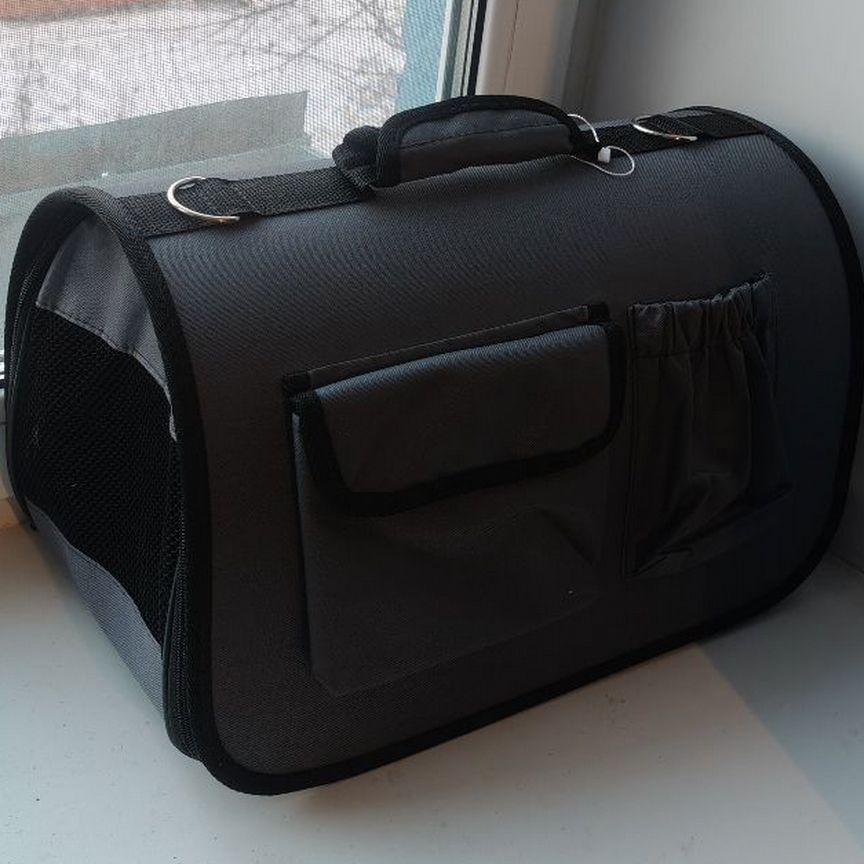 Переноска для кошек большая складная