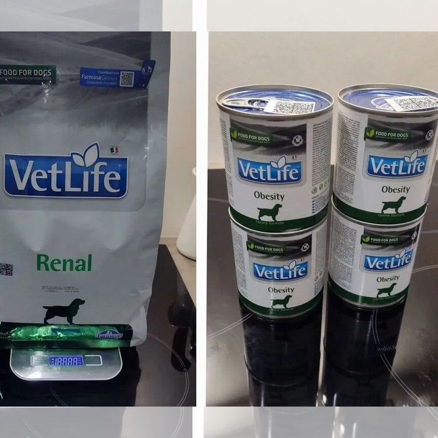 Корм для собак vetlife