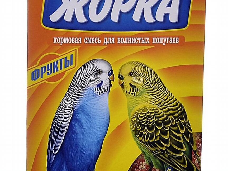 Жорка для волнистых попугаев с фруктами (коробка)