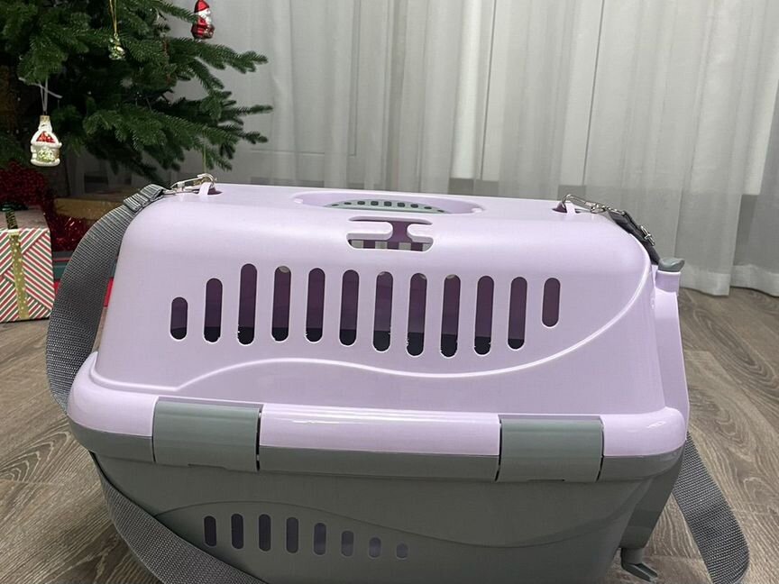 Переноска для животных пластиковая