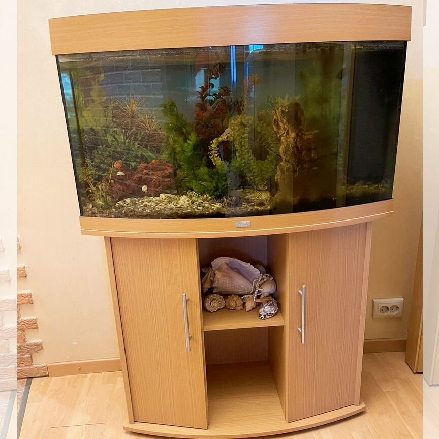 Аквариум juwel visiоn 180 л с тумбой