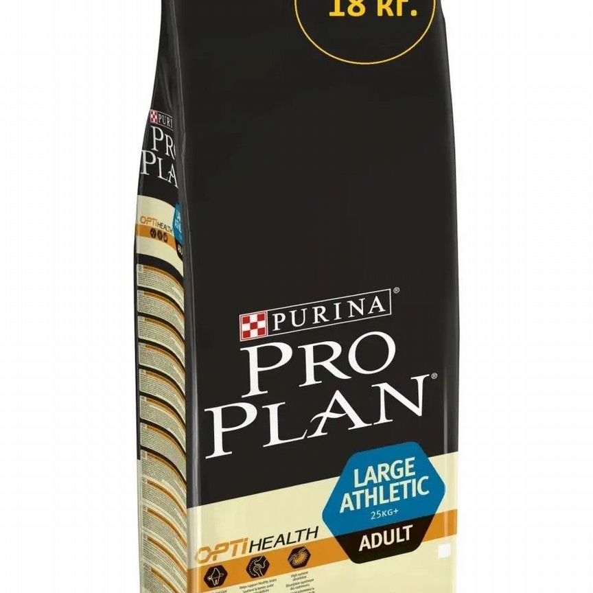 Сухой корм Pro Plan Large Athletic с курицей 18 кг