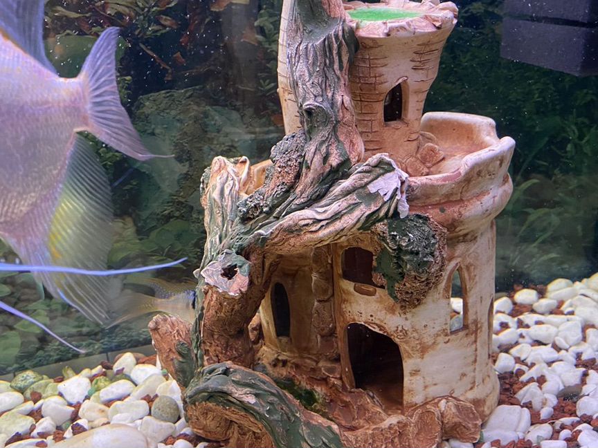 Замок в аквариум (грот) для рыб