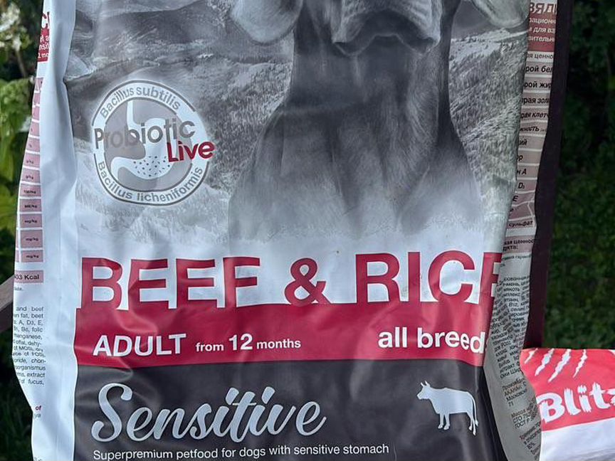 Корм для собак Blitz (в наличии вся линейка Blitz)