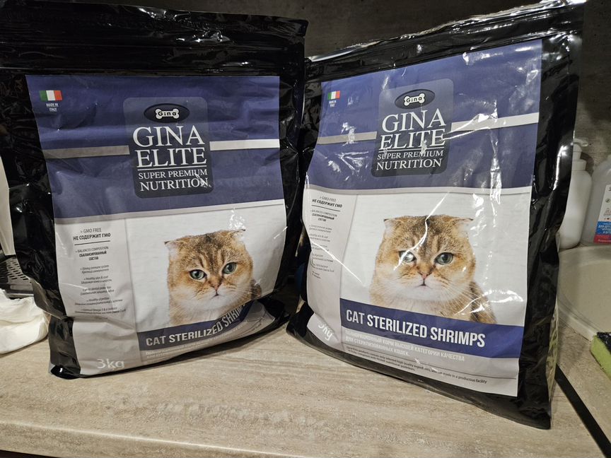 Корм для кошек gina elite для стерилизованных
