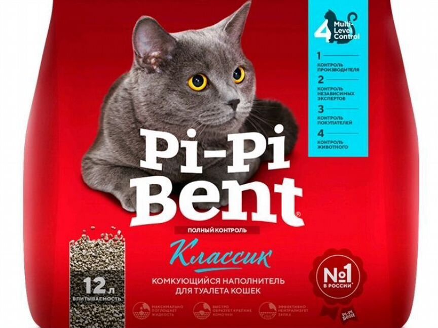 Комкующийся наполнитель Pi-Pi-Bent 5 кг: