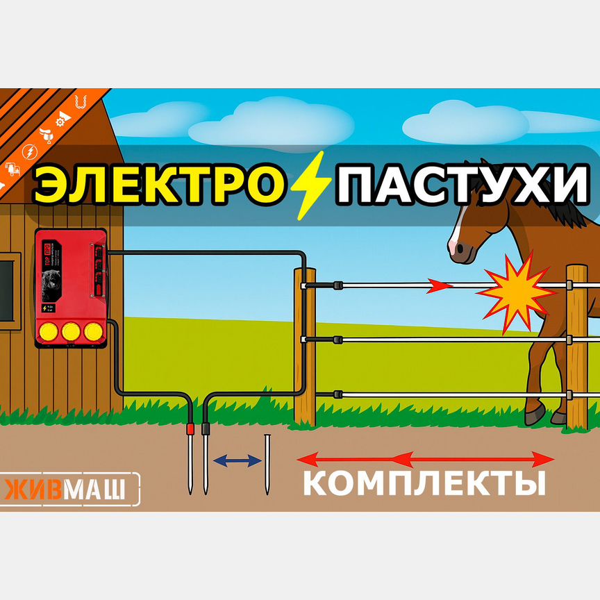 Комплекты для электропастуха