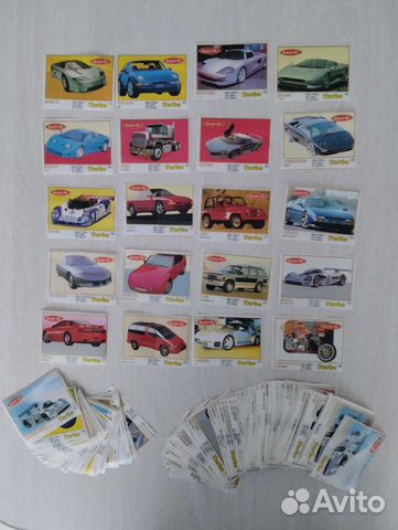 Вкладыши от жвачки turbo турбо серия 261-330 купить в Москве с ...
