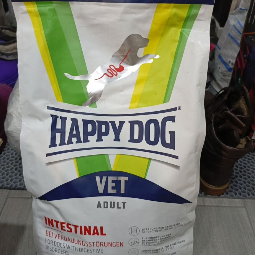 Корм для собак happy dog vet intestinal