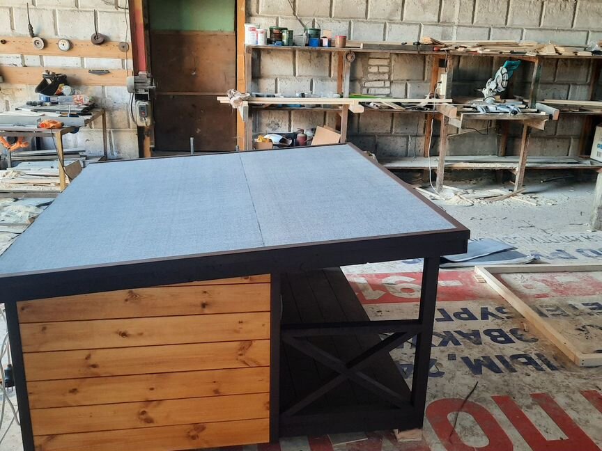 Будка для собаки утепленная с террасой