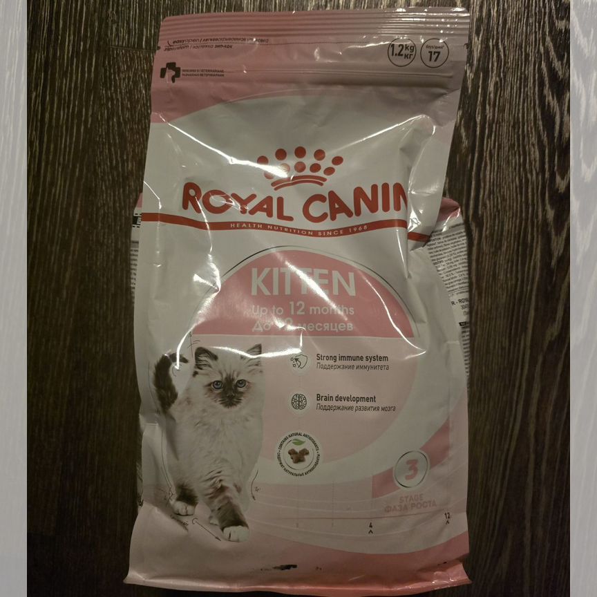 Корм для котят от 4мес до 12