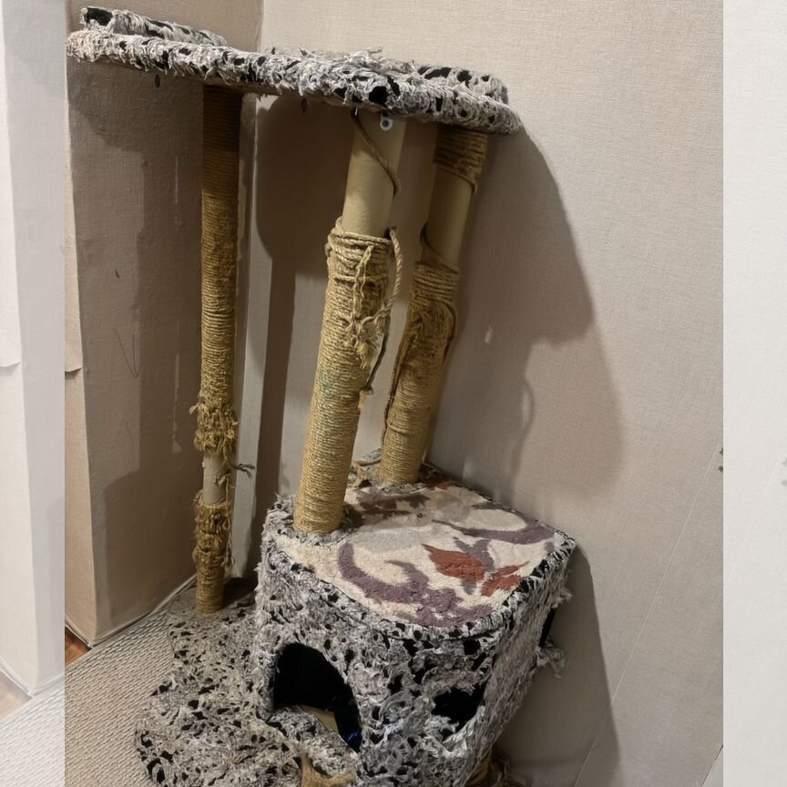 Когтеточка домик для кошки