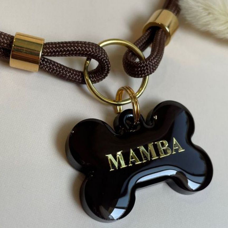 Адресник для собак из эпоксидной смолы