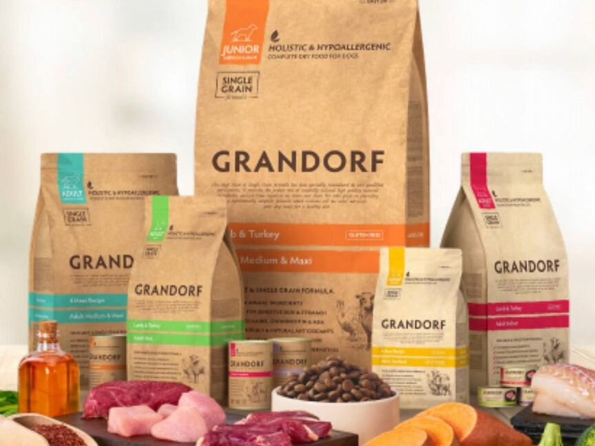 Корм Grandorf для кошек и собак
