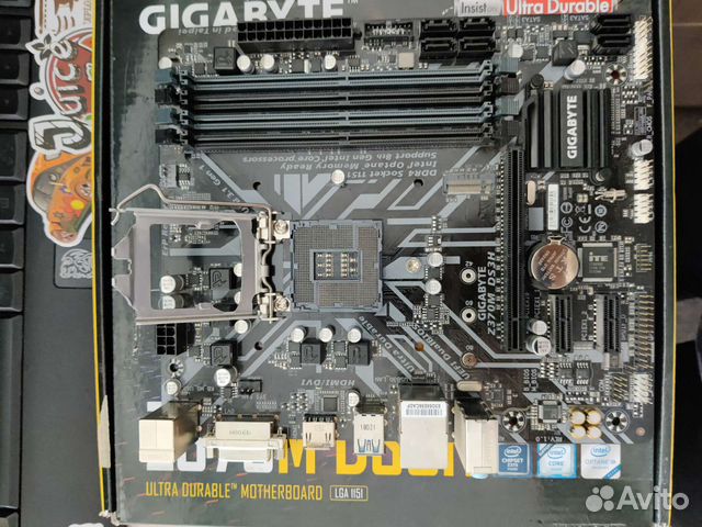 Материнская плата Gigabyte Z370m DS3h купить в Москве | Электроника | Авито