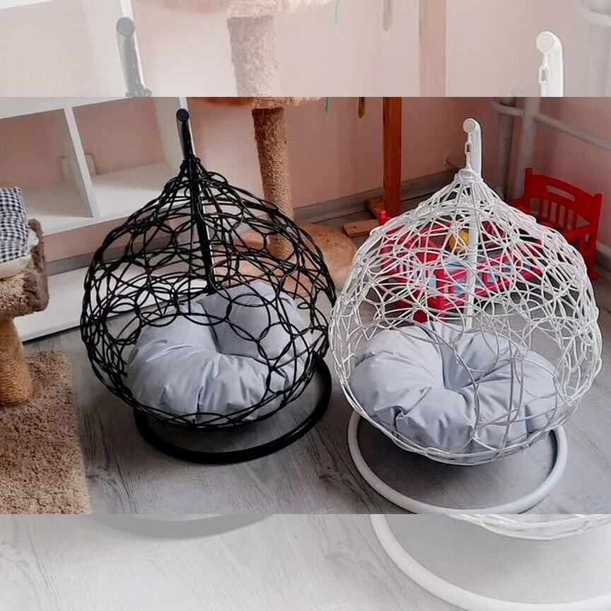 Будка для кошки из ротанга