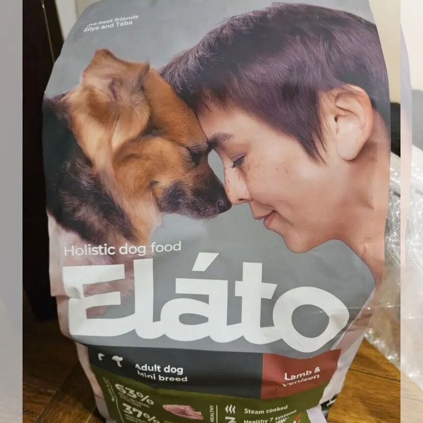 Корм для собак elato 2 кг