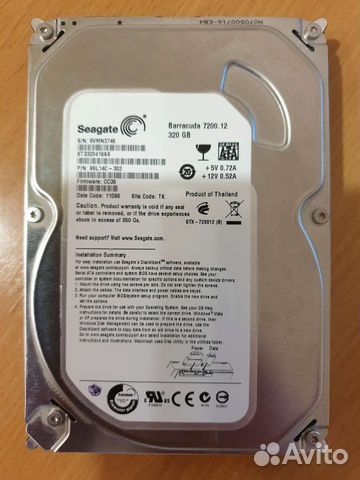 Жесткий диск HDD seagate 320 gb купить в Нижнем Новгороде | Электроника ...