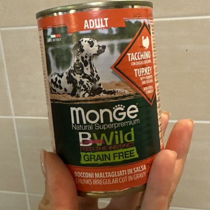 Корм Monge Natural superpremium Grain Free