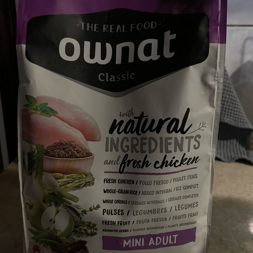 Корм для собак мелких пород ownat