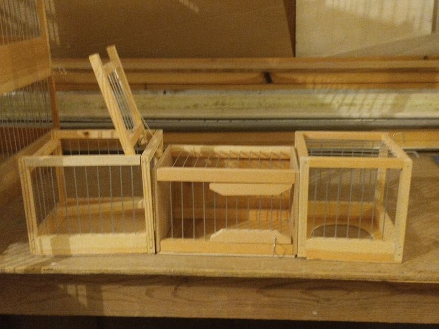 Западки, гнезда, переноски, клетки для птиц