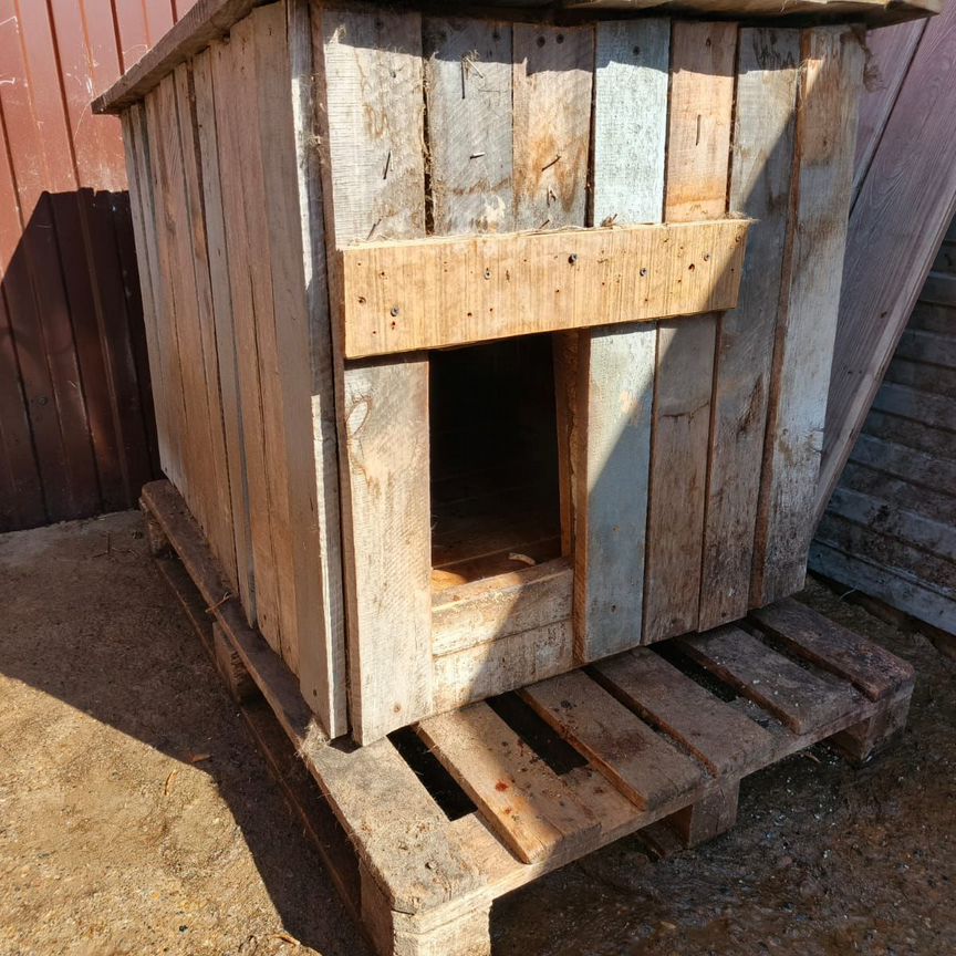 Будка для собаки утепленная