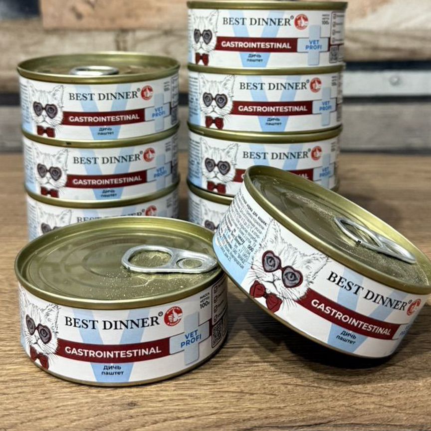 Корм для кошек best dinner gastrointestinal дичь