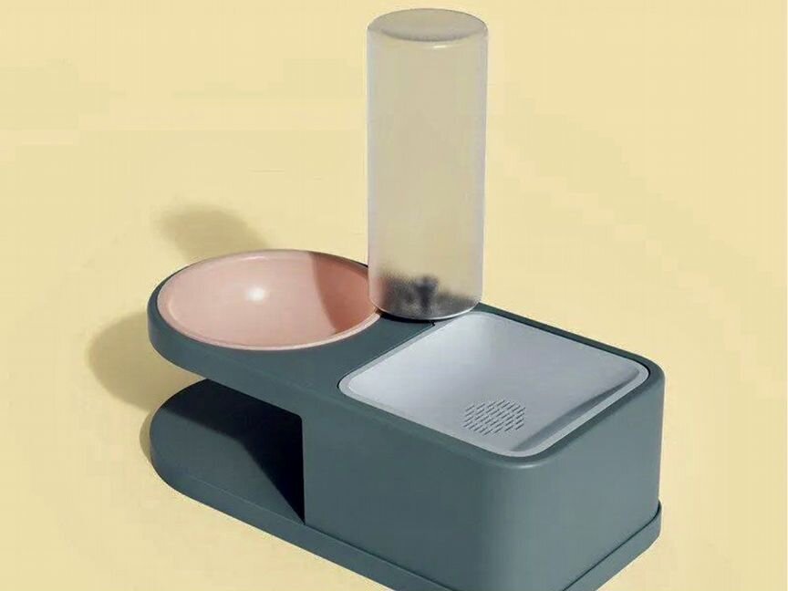 Кормушка для кошек с автопоилкой