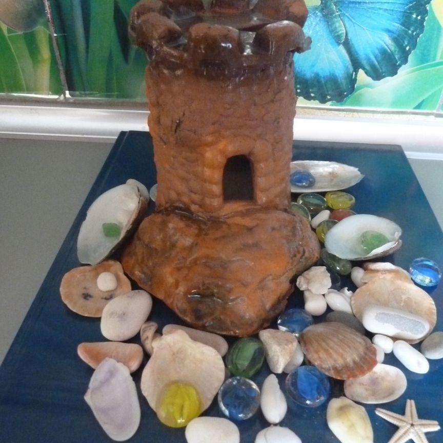 Инсталляция и ракушки в аквариум