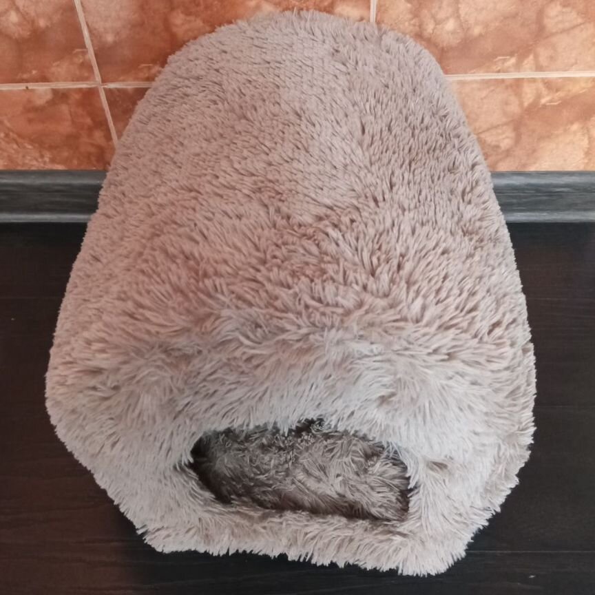 Мягкий домик для животных, искусственный мех