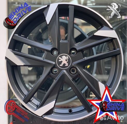 Диски Peugeot R17 4x108 Black Matt Groove купить в Москве | Авито