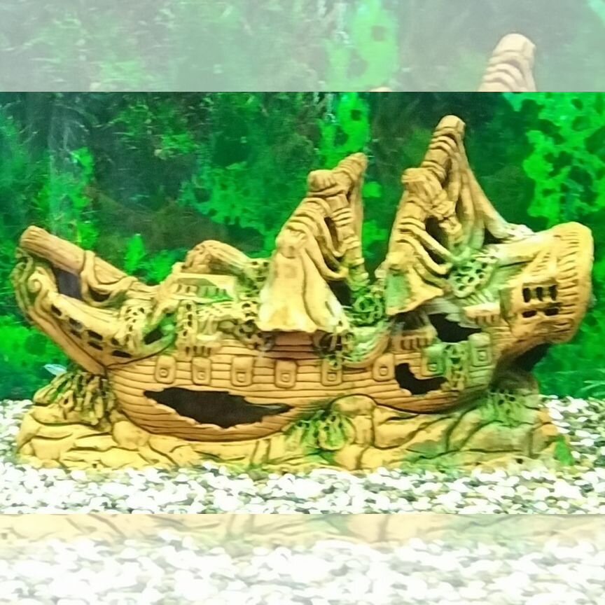 Корабль в аквариум