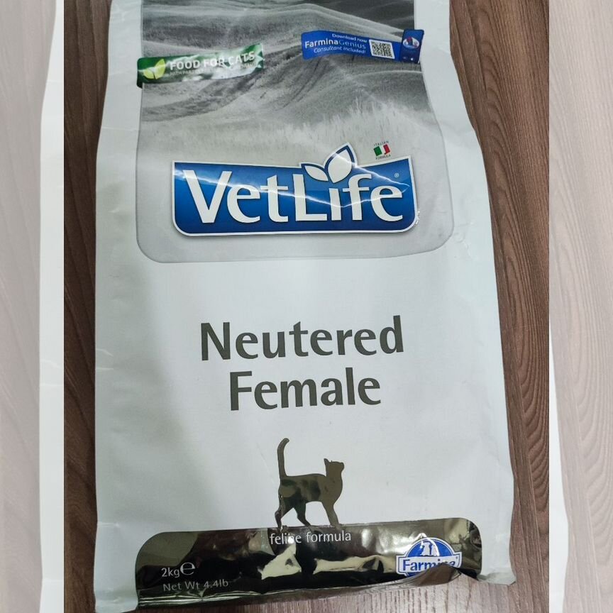 Корм для кошек Farmina vetlife neutered female