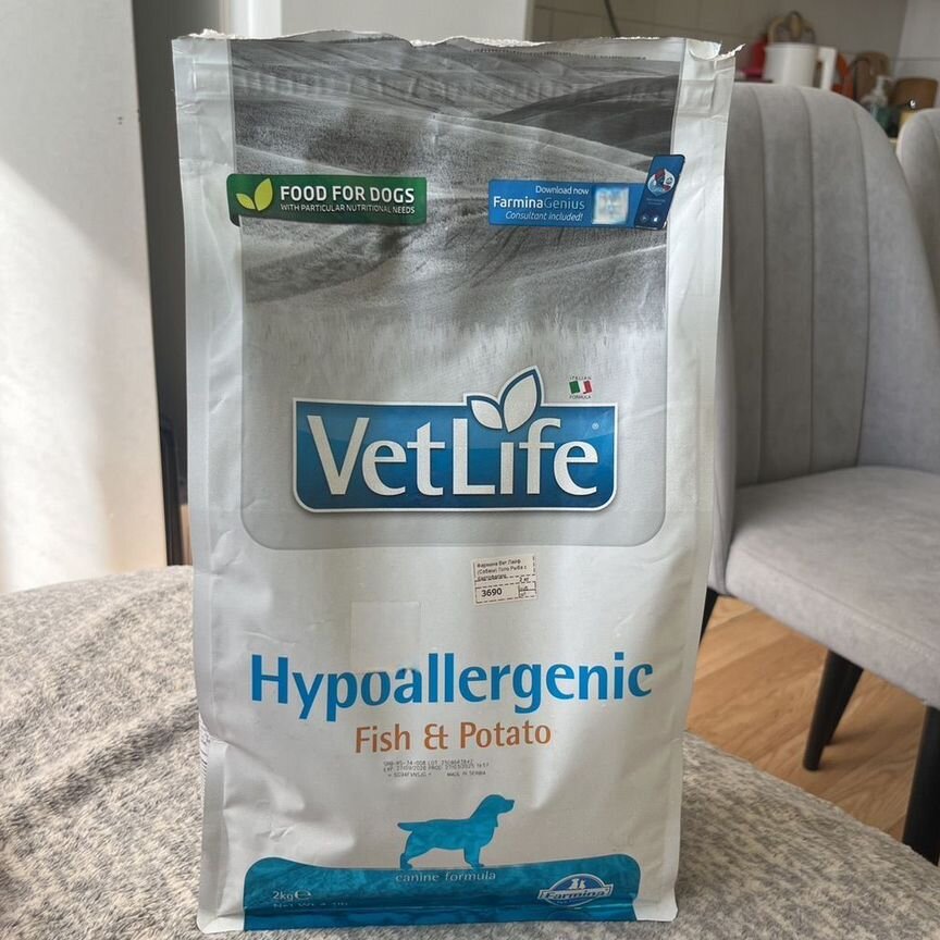 Farmina Vet Life hypoallergenic Fish&Potato